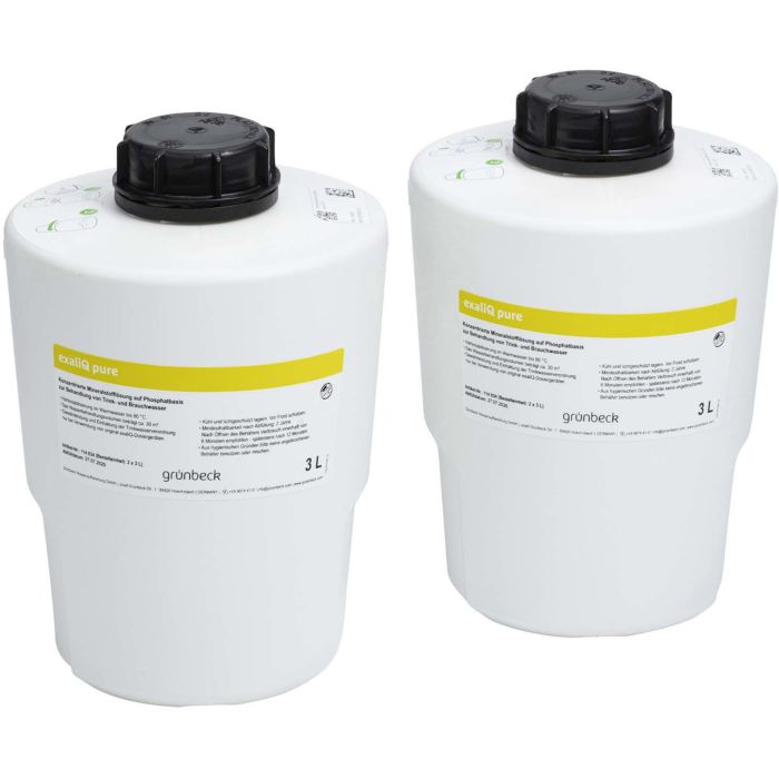 Grünbeck exaliQ mineral solution 114034 pure , 2x3 liter bottle