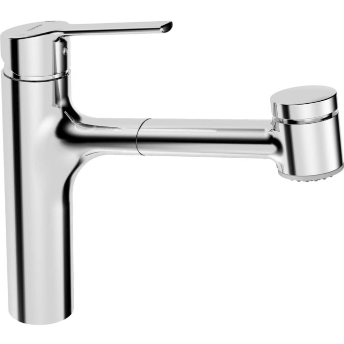 Hansa kitchen faucet Hansronda 03382273 chrome-plated, spout 200 mm ...