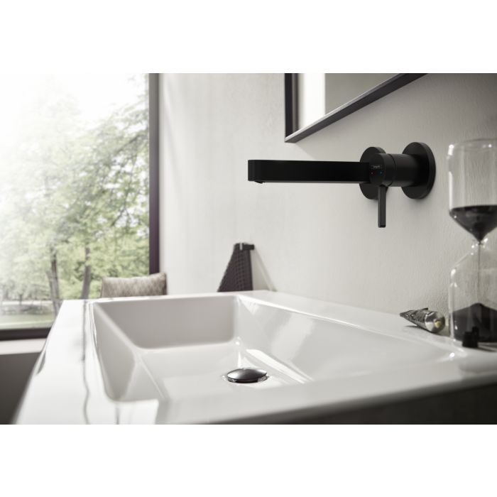 Finoris hansgrohe 76051670 concealed basin mixer, for wall mounting ...
