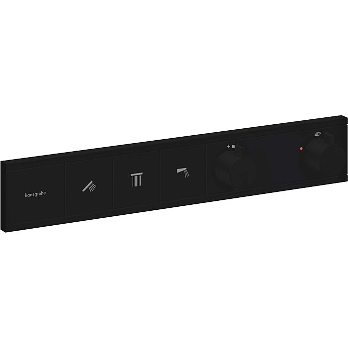 hansgrohe RainSelect Fertigmontageset 15381670 Unterputz-Thermostat, 3 ...