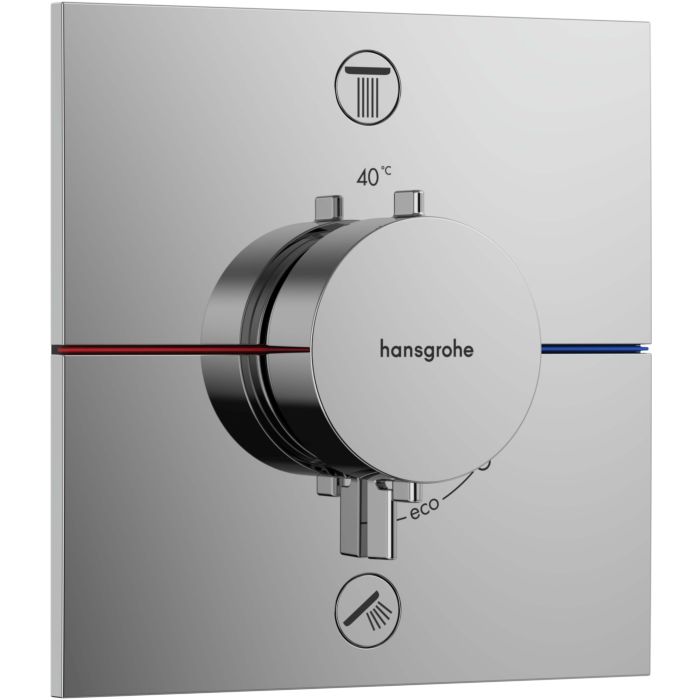 hansgrohe ShowerSelect thermostat 15572000 UP, for 2 consumers, without ...