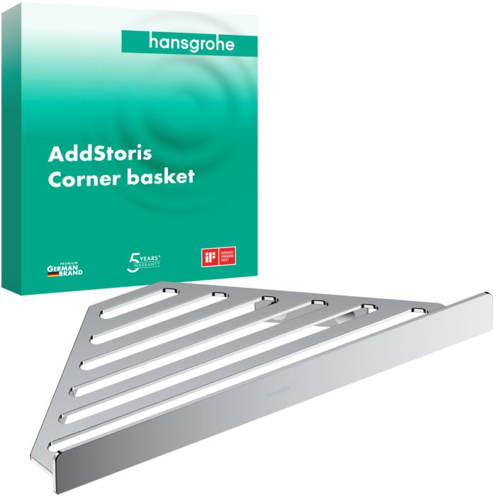 hansgrohe AddStoris Seifenkorb 41741000 Wandmontage, Metall, chrom