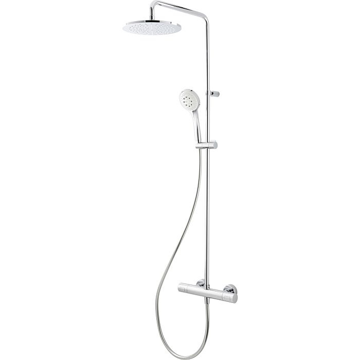 Herzbach Living Spa Duschsäule 11.988525.1.01 Ø 250 mm, mit Handbrause ...