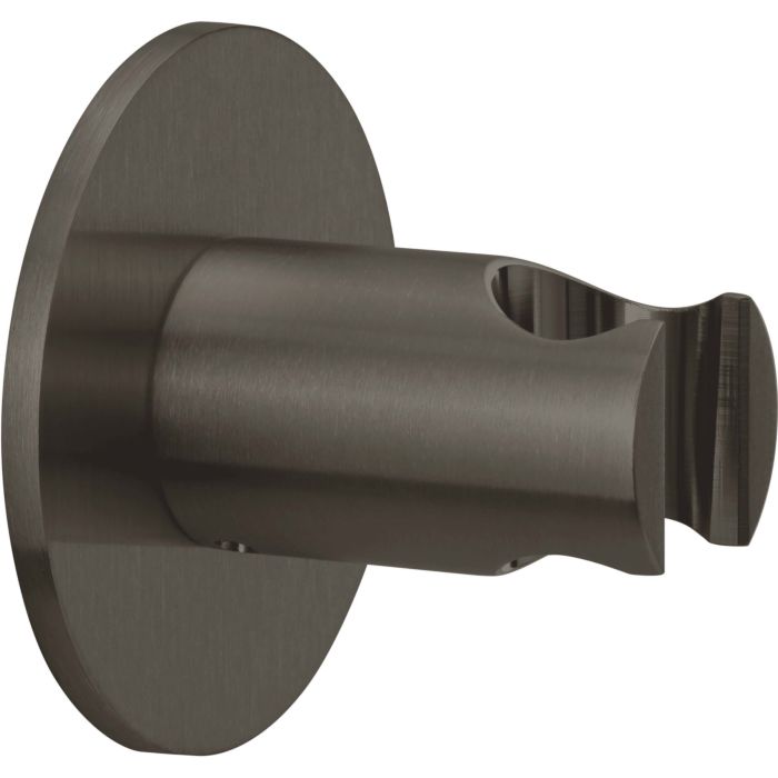 Herzbach Design iX PVD Wandhalter 21.994100.1.40 Black Steel, Rosette d ...