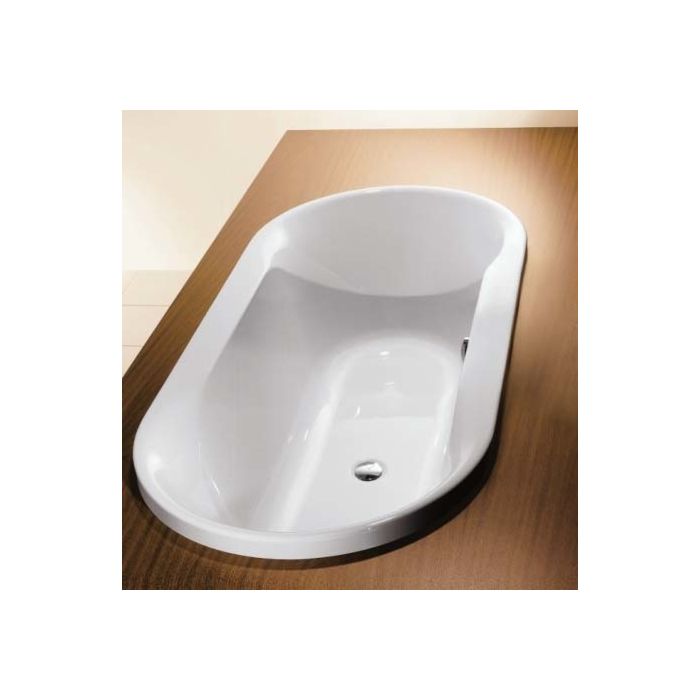 Hoesch Spectra Oval bathtub 6481.010 180 x 80 cm, white, built-in version