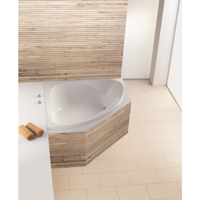 Hoesch Spectra corner bath 3653.010 140 x 140 cm, white, built-in version