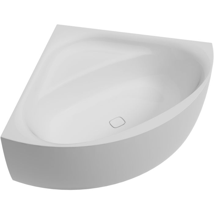 Hoesch iSENSI corner bath 3827.010 150x150cm, white, 302 l, overflow slot