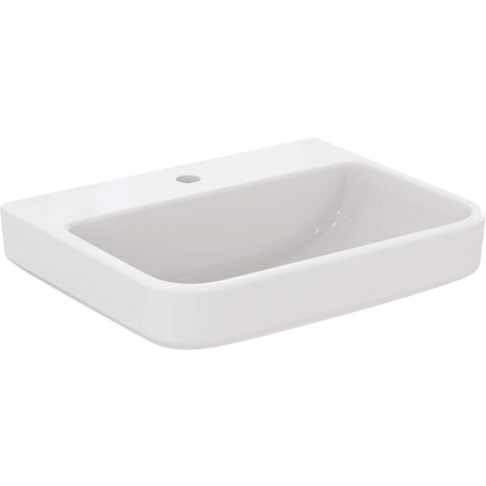 Ideal Standard i.life B Waschtisch T534401 mit Hahnloch, ohne Überlauf ...