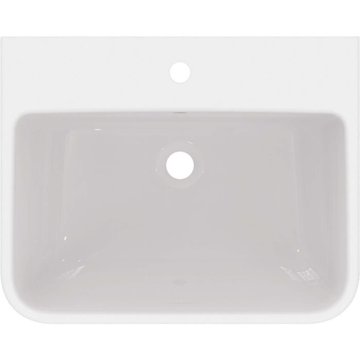 Ideal Standard i.life B Waschtisch T460701 mit Hahnloch, mit Überlauf ...