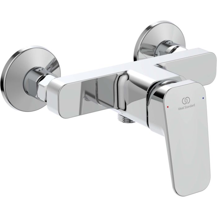 Ideal Standard shower mixer BD271AA AP, SWISS, projection 206mm, chrome ...