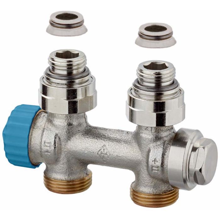 Heimeier Multilux single-pipe valve system 3854-02.000 Rp 2000 / 2 ...