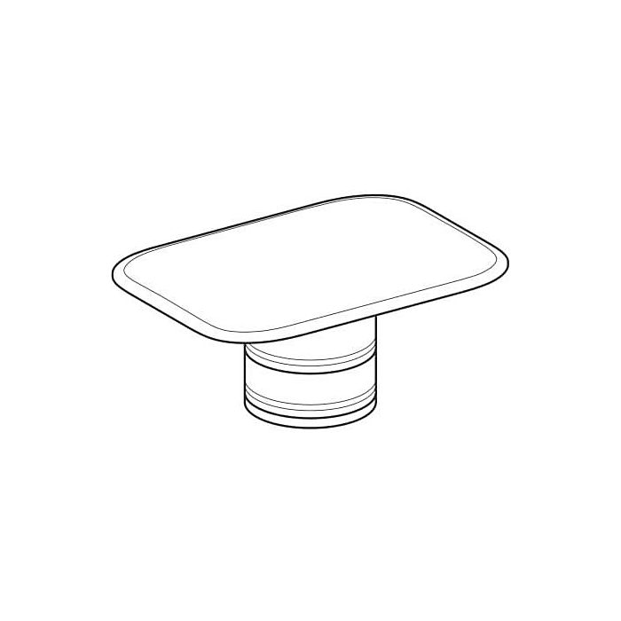 Geberit drain cap white/chrome 595740000 for myDay washbasins