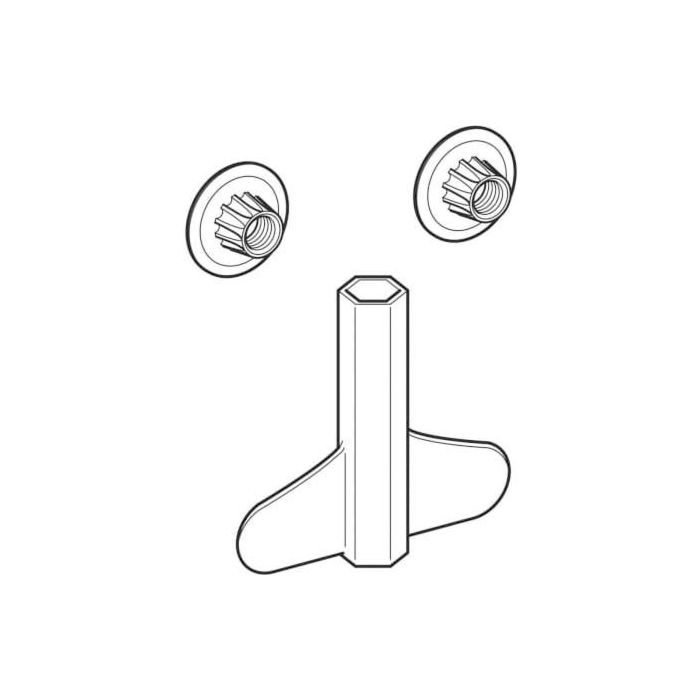 Geberit installation tool for wall bidet 597211000 (2 pieces)