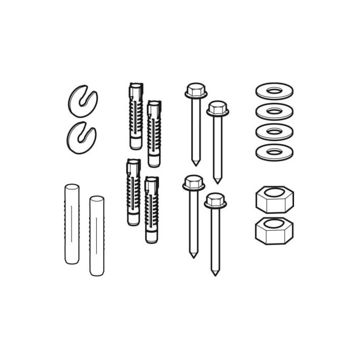 Geberit fastening material for Geberit 244114001 AquaClean Mera Classic ...