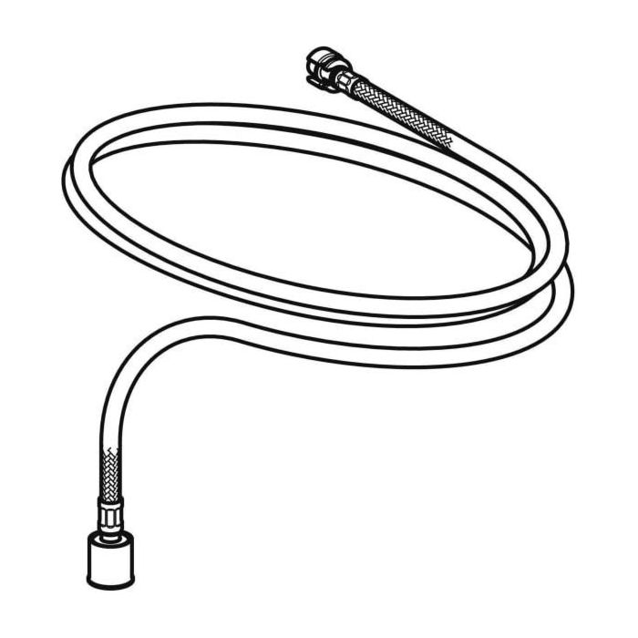 GE Panzerschlauch zu Geberit AquaClean Mera / Tuma