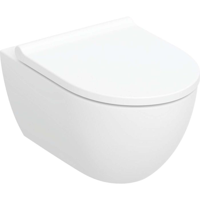 Geberit Acanto wall-mounted washdown toilet set 502774001 4.5 l, closed ...