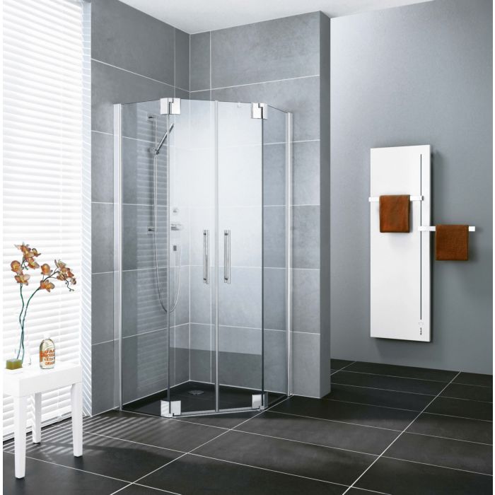 Kermi Pasa XP pentagonal shower cubicle swing door PXF00F2320VPK ...