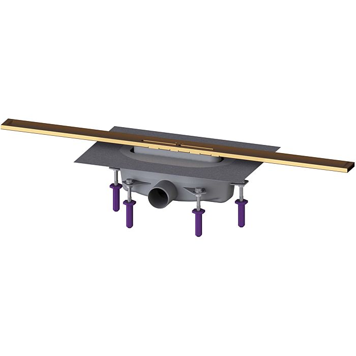 Kessel douche 45204.08 800 mm, bronze brossé, joint d'eau 50 mm