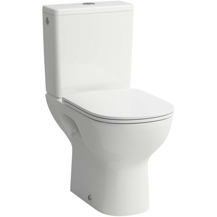 Laufen Lua Stand-Tiefspül-WC H8240860180001 spülrandlos, für ...
