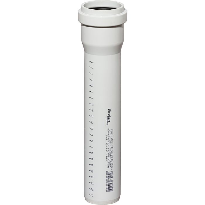 Ostendorf SKOLAN safe SKOLANsafe-Rohr 332010 DN/OD 58, 250 mm, mit Muffe