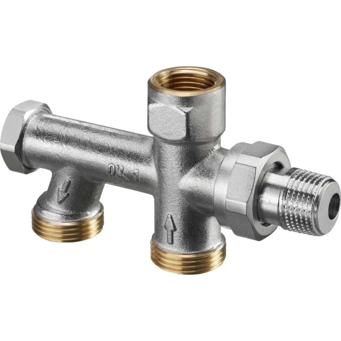 Oventrop Uno one-pipe connection piece 1013161 DN 15xG 3/4 AG, with ...