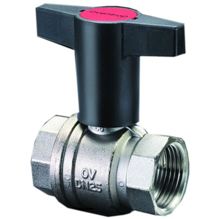 Oventrop Kugelhahn Optibal Knebelgriff 1077116 DN50, 2" Innengewinde, PN16, Messing