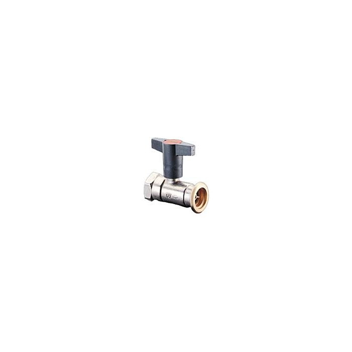 Oventrop pump ball valve Optibal P 1078171 with shut-off valve, DN25, 2000 "internal thread, brass
