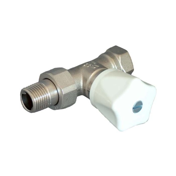 Oventrop series HR manual regulating valve 1190603 nickel-plated brass ...