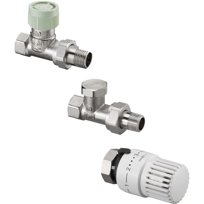 Oventrop series RFV 9 thermostatic valve set 1675104 DN 15, straight ...