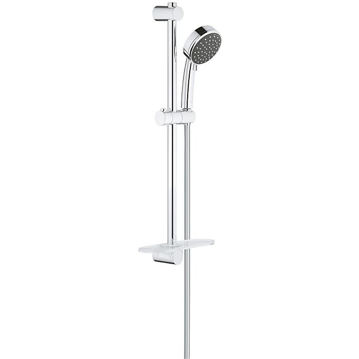 Grohe Vitalio Comfort 100 shower set 26398000 chrome, shower bar 600mm ...