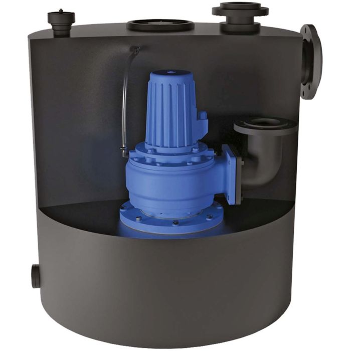 SFA SaniCubic 1 Hochleistung-Hebeanlage CUBIC1SC40T SC4.0T, 4 kW, 400 V, mit 1 Kanalradpumpe