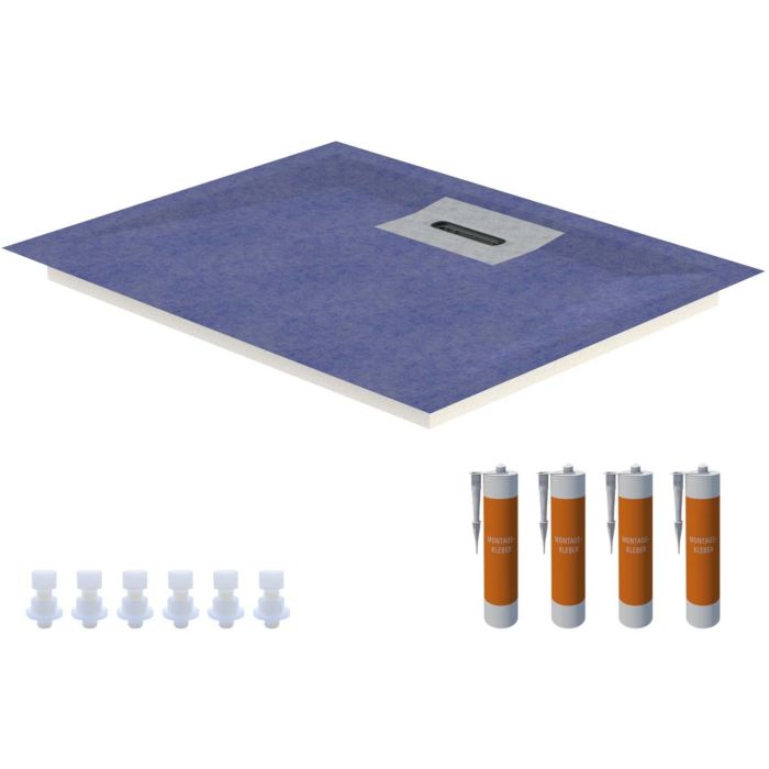 Schedel Line Flow Duschelement LI1KF601290 120 x 90 cm, vierseitiges ...