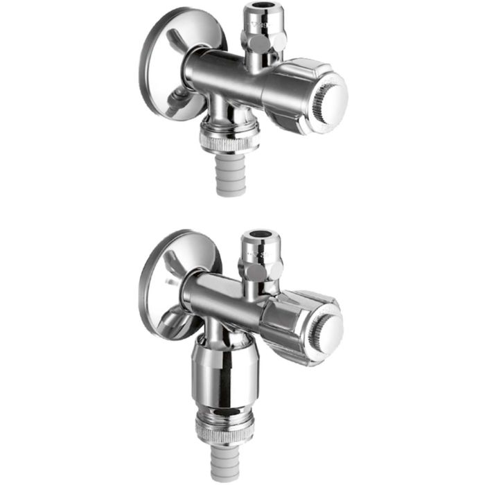 Schell Comfort double connection angle valve 038370699 with backflow ...