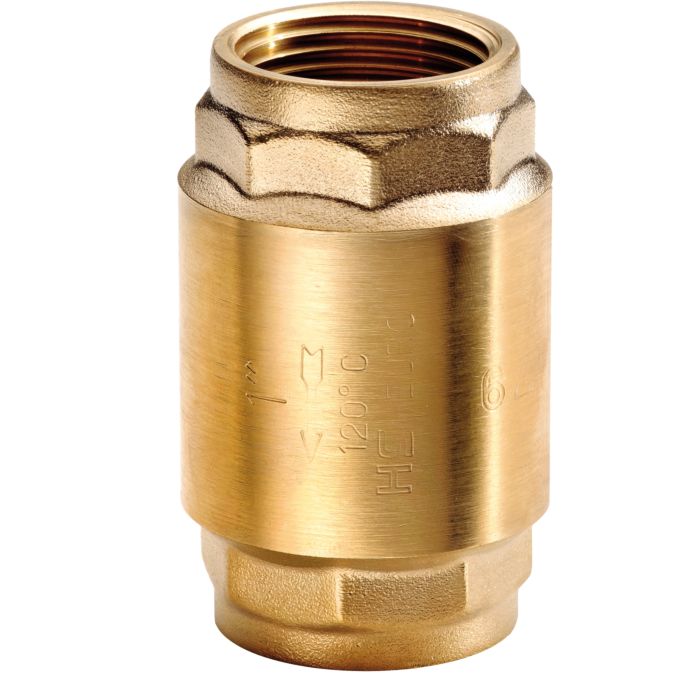 Hermann Schmidt check valve 1 1/4" brass