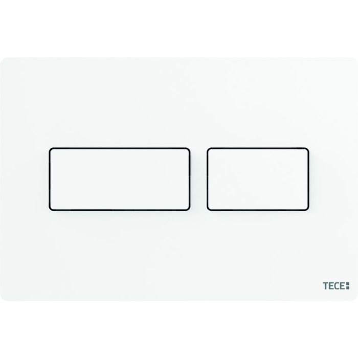 TECE TECEsolid WC plate 9240433 matt white, 220x150x6mm, for dual flush ...