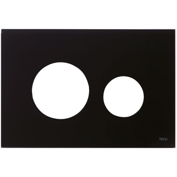 TECEloop Blende für WC-Betätigungsplatte 9240674 Glas schwarz