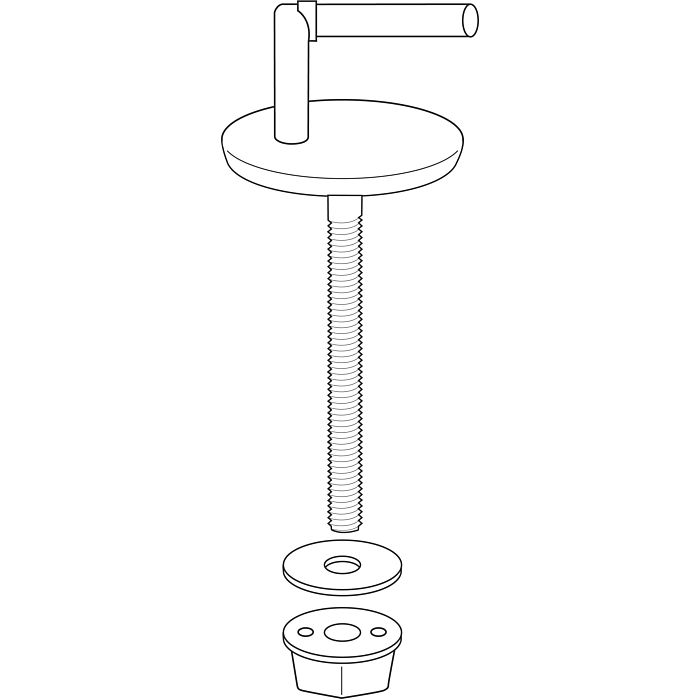 Pagette Pagette Rondo Kunststoff-Befestigung 794690102 weiß, Polyamid