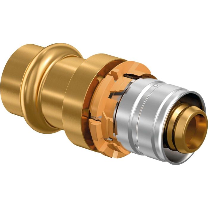 Uponor S-Press PLUS Kupplung 1090680 25 x 22 mm, Edelstahl/ CU V