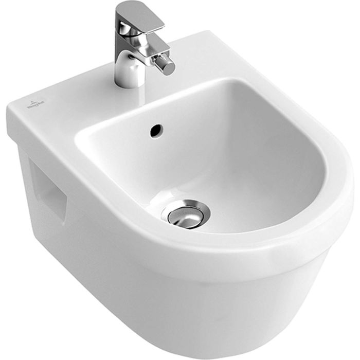 Villeroy & Boch Architectura MetalRim bidet 54840001 white, with tap ...