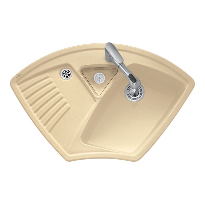 Villeroy und Boch Arena Eck Eckspüle 672900KG Spülbecken, snow white ...