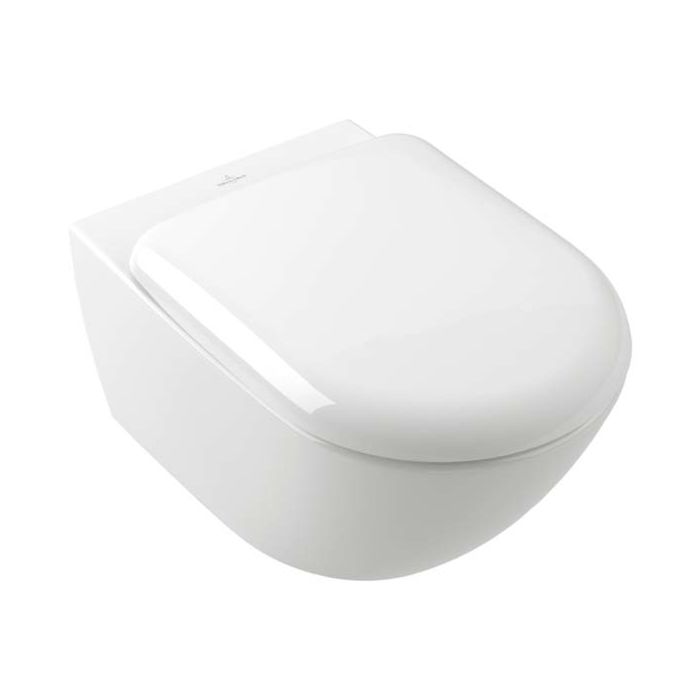Villeroy & Boch Antao wall-mounted washdown toilet 4674T0R1 horizontal ...