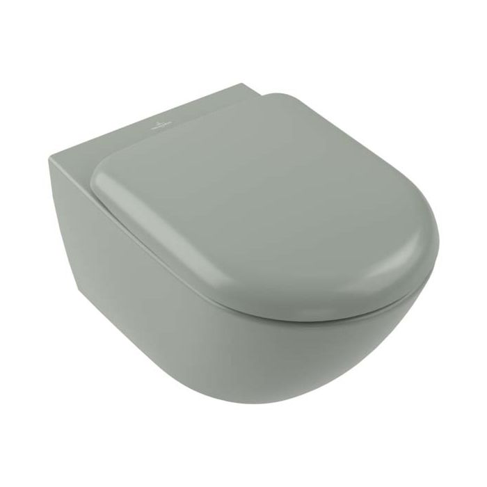 Villeroy & Boch Antao wall-mounted washdown toilet 4674T0R8 horizontal ...