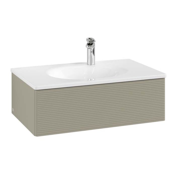 Villeroy & Boch Antao vanity unit 788x256x496mm L01100HK with lighting ...