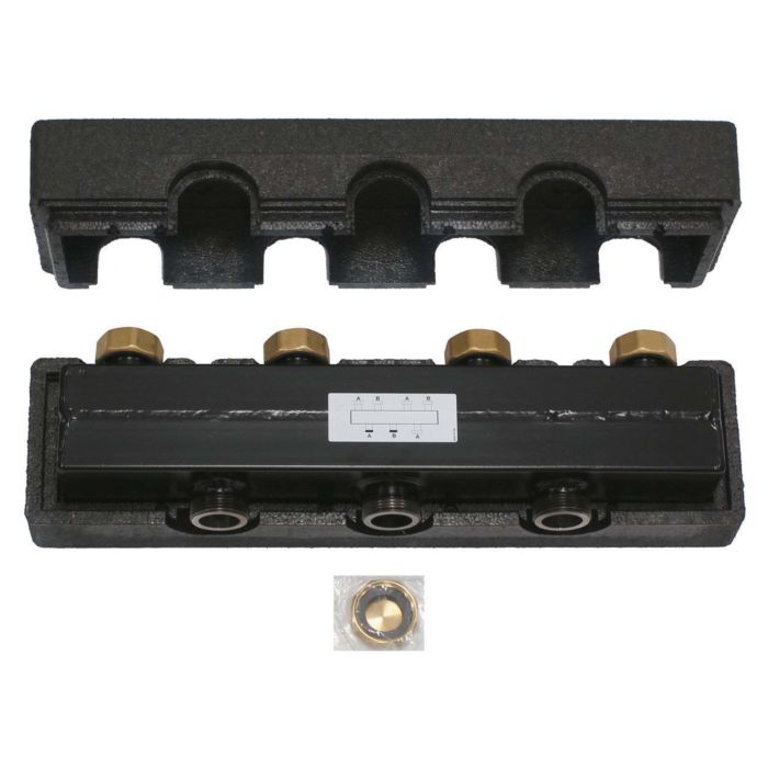 Vaillant distributor bar 307556 for 2 pipe groups, with thermal ...