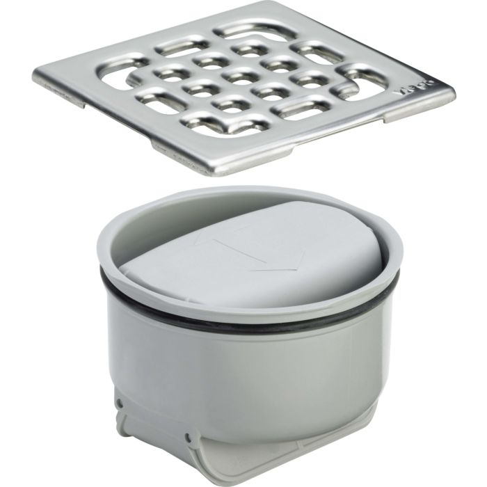 Viega Advantix odor trap 655662 with 2 pendulum flaps, with odor trap ...