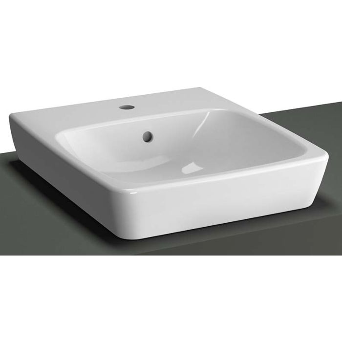 Vitra Metropole Cloakroom basin 5660B003-0973 40x46cm, ground, tap hole ...