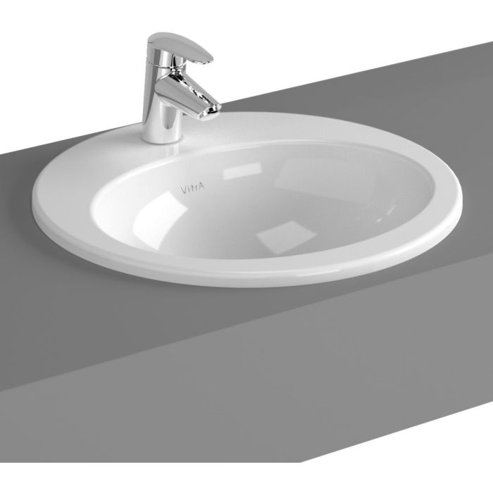 Vitra S20 built-in washbasin 5467B003-0001 47.5 x 42.5 cm, white ...