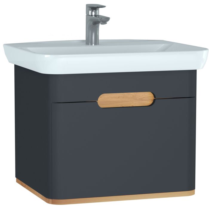 Vitra Sento Vitra Sento 60818 63 x 48.5 x 50 cm, anthracite matt, decor ...