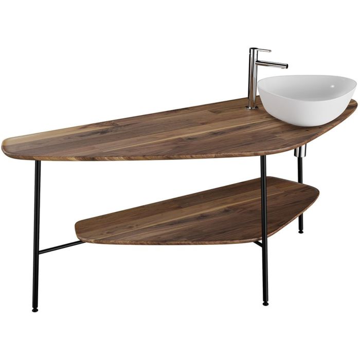 Vitra plural washbasin console 64041 161.5 x 66 x 70.5 cm, walnut, 2000 ...