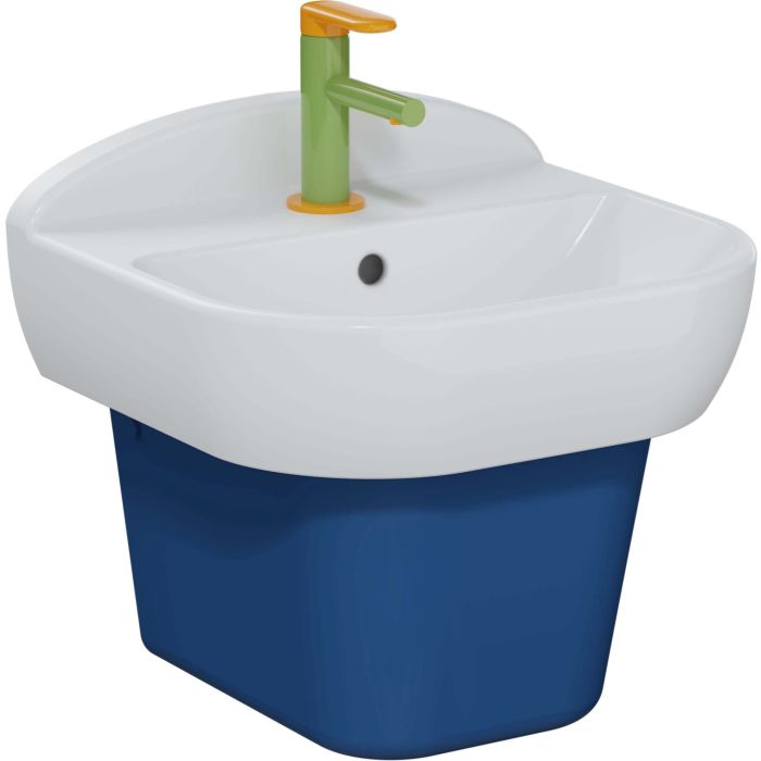 Vitra Sento Kids Waschtisch 7350B003-0001 45,5x40cm, Hahnloch mittig ...
